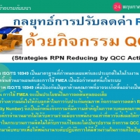 กลยุทธ์การปรับลดค่า RPN ด้วยกิจกรรม QCC | seminardd.com